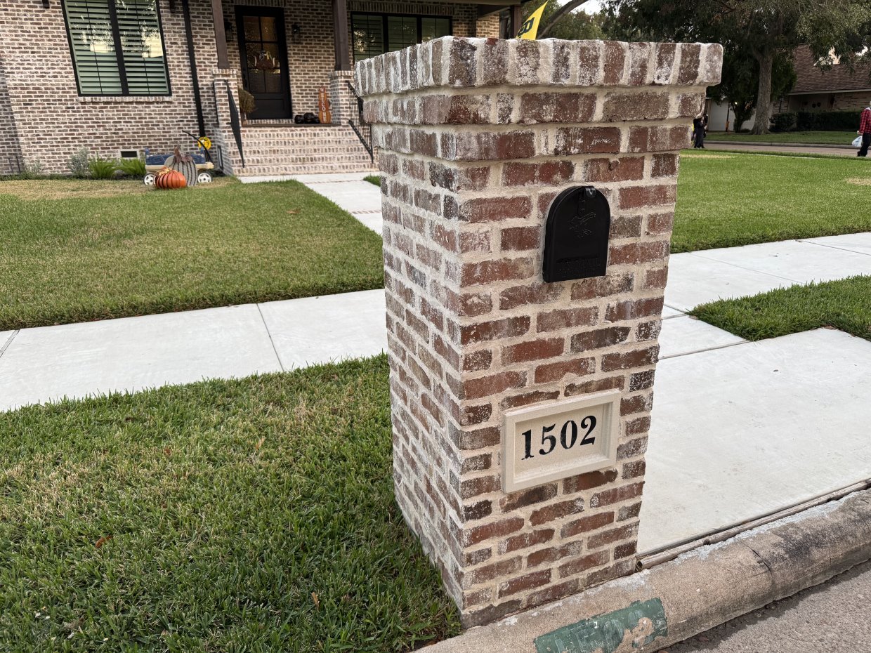 Modern Brick Mailbox Designs