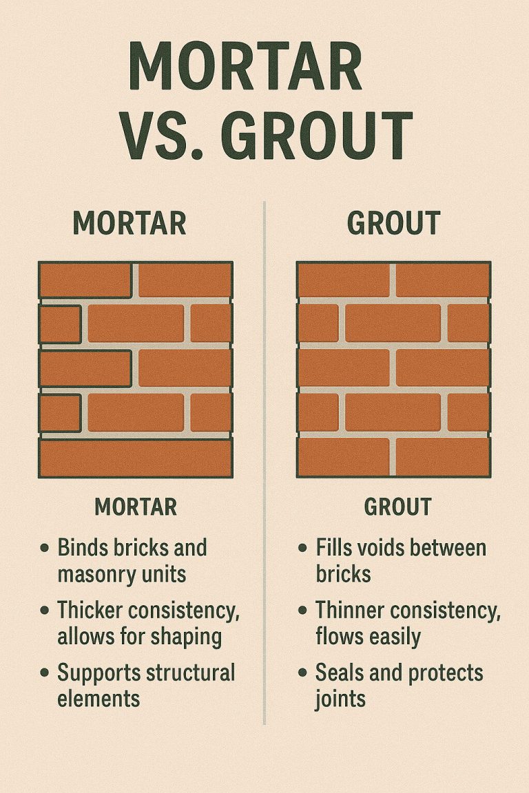 The Difference Between Mortar and Grout: Which One is Right for Your Project? - Brick ...