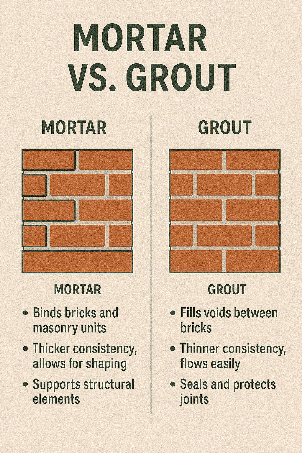 The Difference Between Mortar and Grout: Which One is Right for Your Project? - Brick ...
